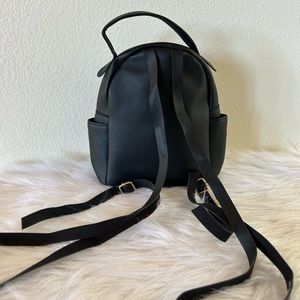 Bags | Stylish Black Mini Backpack | Poshmark